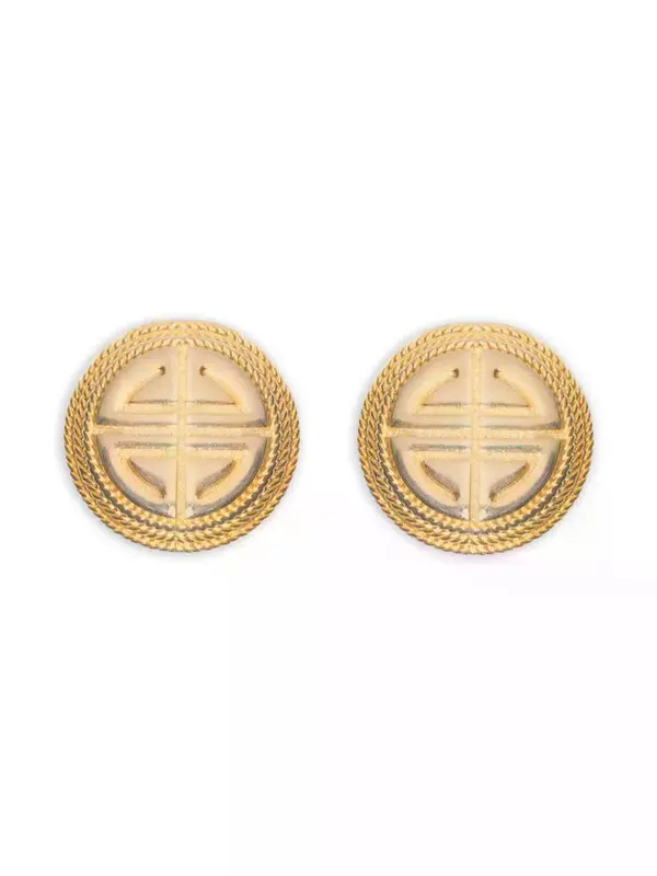 Givenchy 1980s Clip-on Earrings - Gold