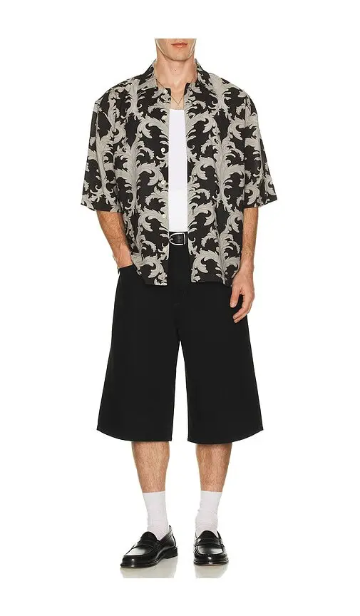 ALLSAINTS Motif Shirt In . Also - Black
