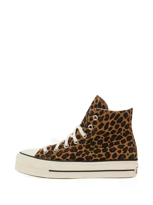 CONVERSE Chuck Taylor All Star Lift Leopard-print Sneakers