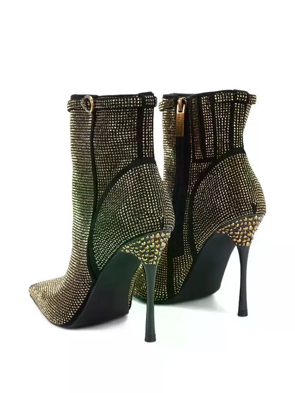Kurt Geiger Embellished Heeled Boots - Black