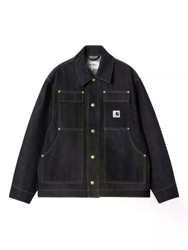Carhartt Work In Progress Logo-patch Denim Jacket