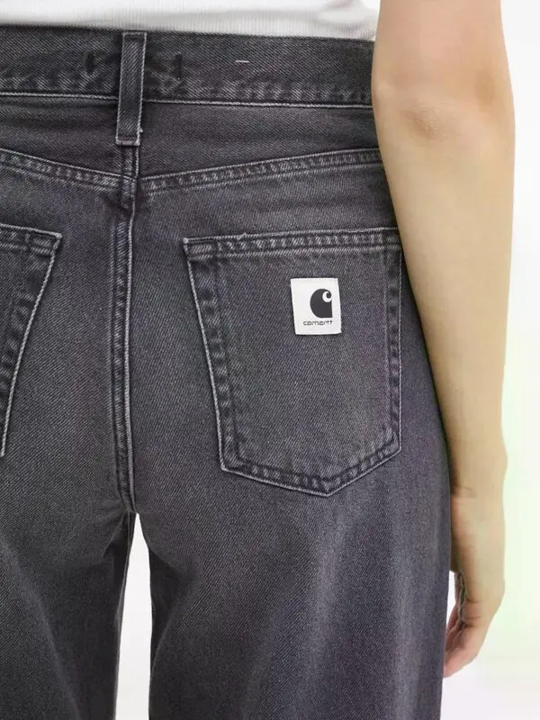 Carhartt Work In Progress Logo-patch Straight Leg Jeans
