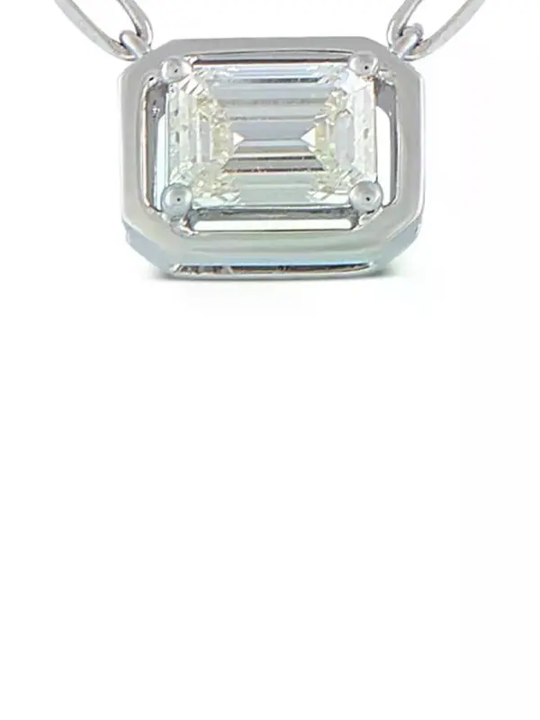 LB EXCLUSIVE Emerald Cut Diamond Necklace