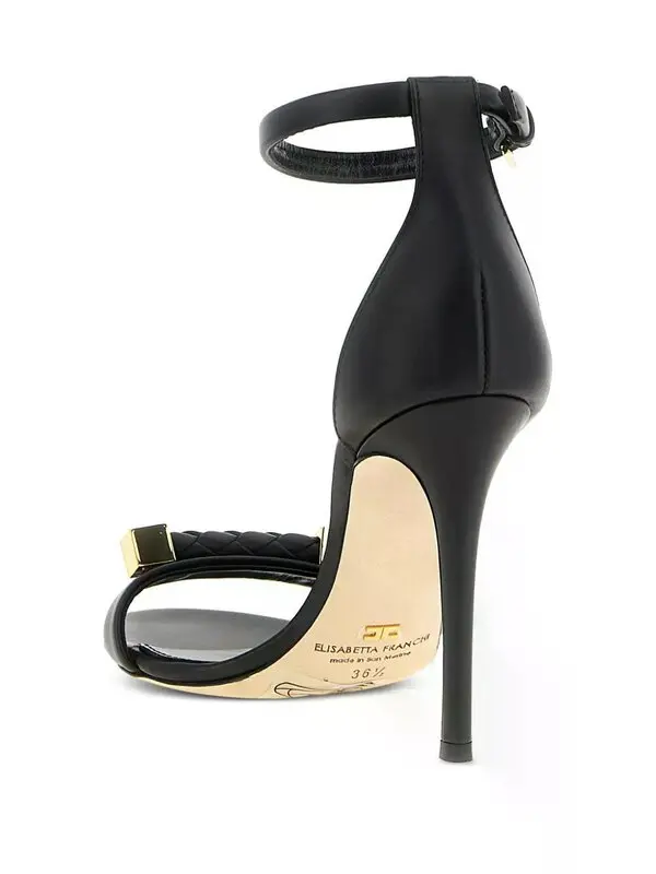 Elisabetta Franchi Woven Logo Sandals
