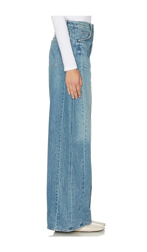MOTHER Petite Pipe-dream Button Sneak Jeans
