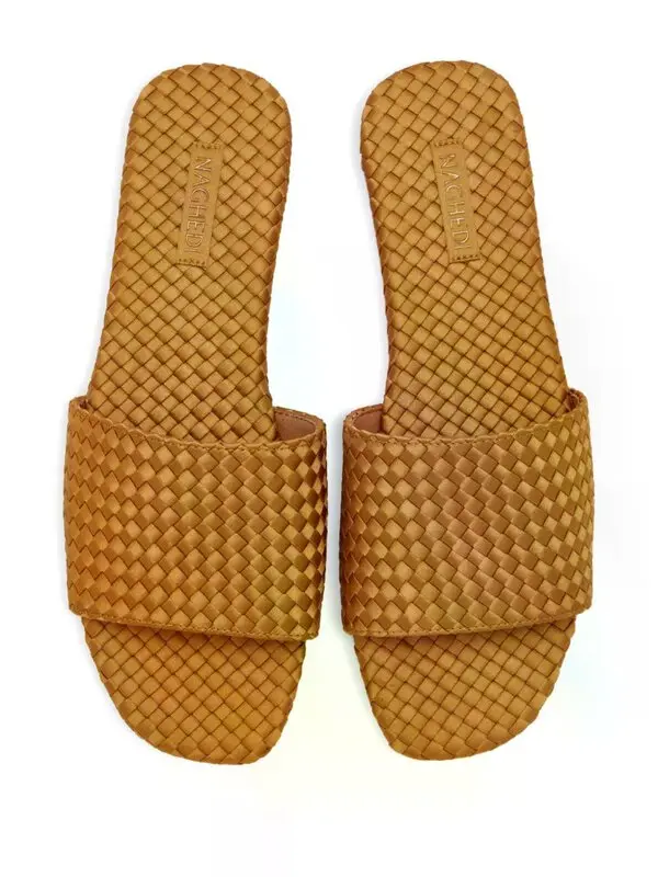 NAGHEDI St. Barths Woven Sandals - Brown