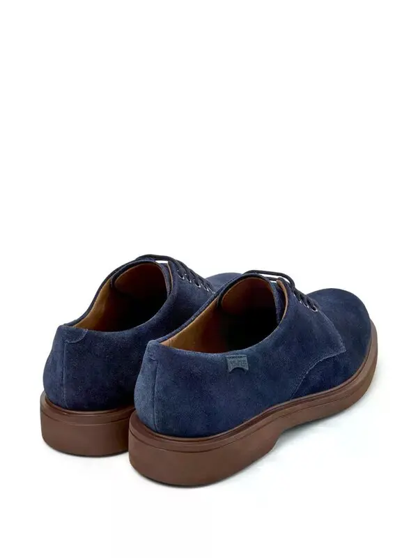 Camper Norman Suede Lace-up Derby Shoes - Blue