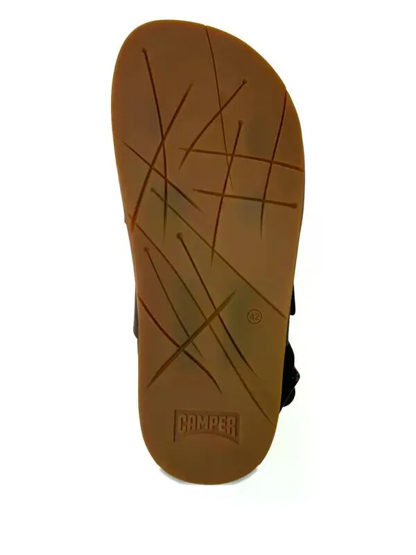 Camper Lluc Buckled Strap Sandals - Brown