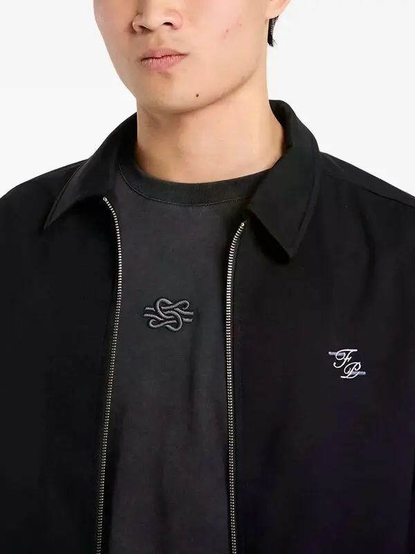 Filling Pieces Twill Embroidered Coach Jacket