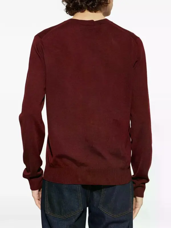 Alexander McQueen Logo-embroidered Sweater - Red
