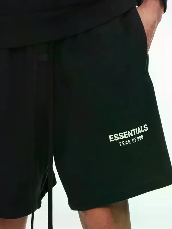Fear Of God Drawstring Track Shorts - Black