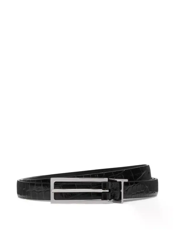 TOM FORD Embossed Belt - Black