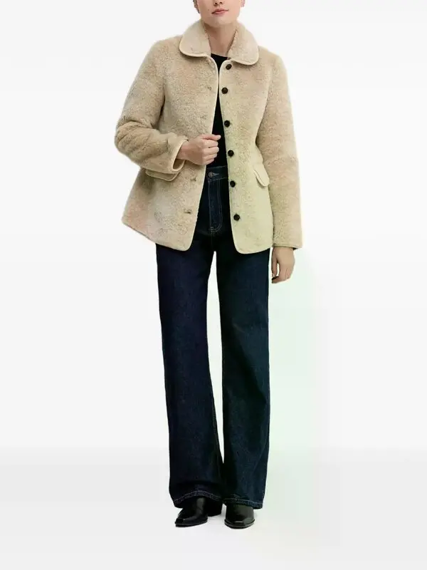 HOSS INTROPIA Rounded-collar Flap-pocket Jacket