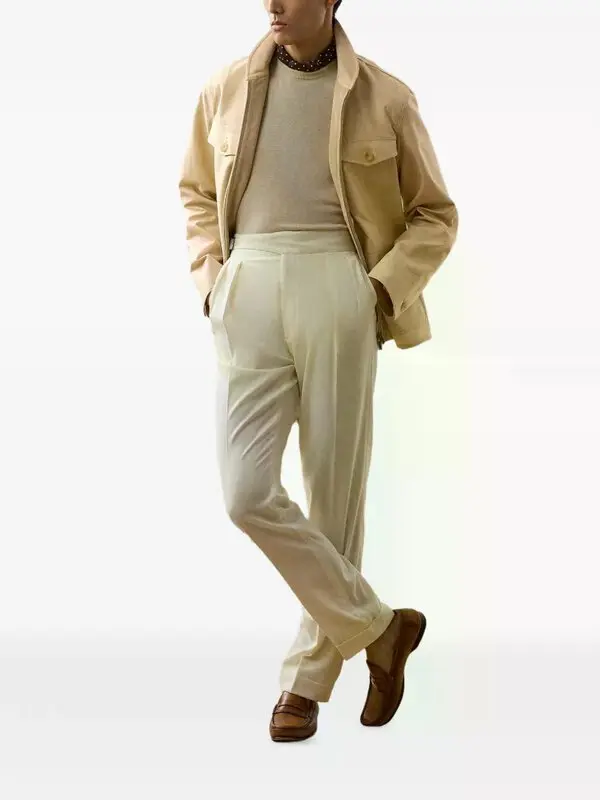 Ralph Lauren Purple Label Boulton Buttoned Sateen Jacket