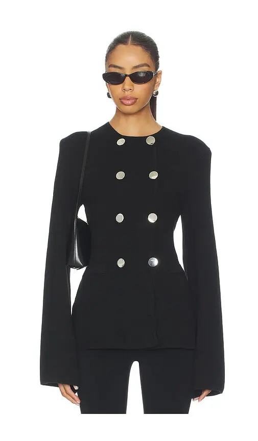 WeWoreWhat Cinched Waist Peplum Sweater