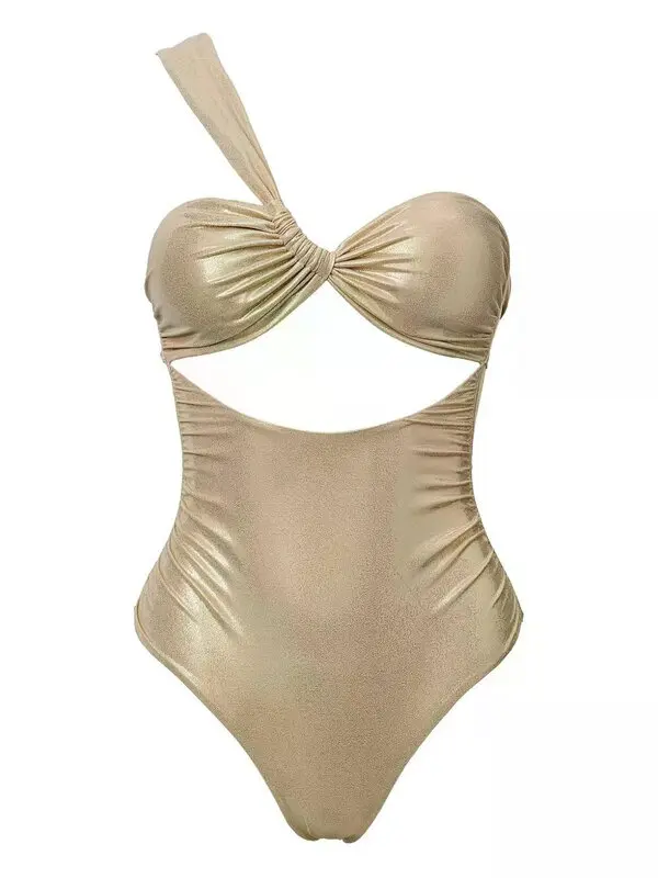 SOFIA ERHAN Aura Cutout One-piece Swimsuit - Neutrals
