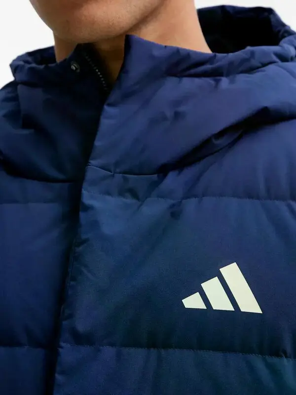Adidas Hooded Logo-print Jacket