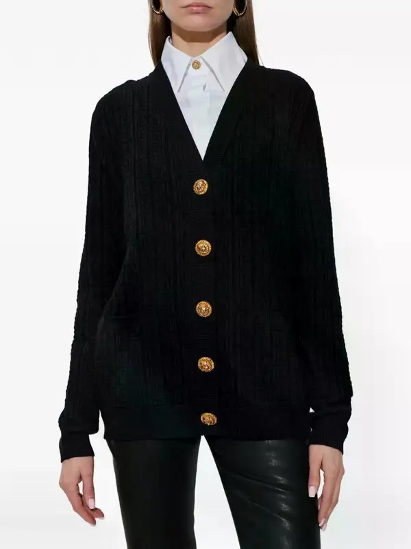Balmain Textured Virgin Wool Knitwear