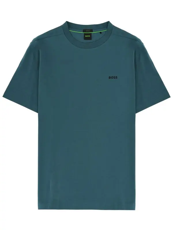 BOSS T-shirt With Logo - Green