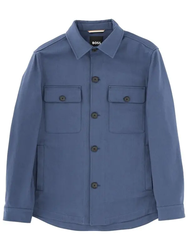 BOSS Carper" Overshirt - Blue
