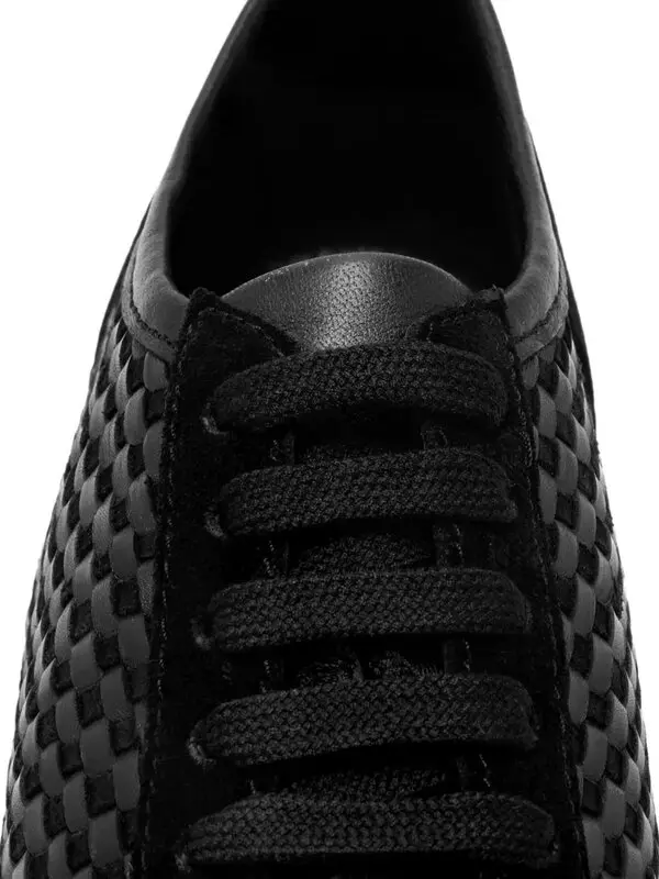 ST. AGNI Lattice-woven Sneakers