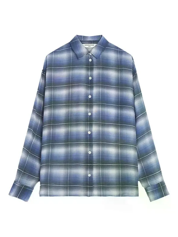 Maison Kitsuné Plaid Buttoned Shirt