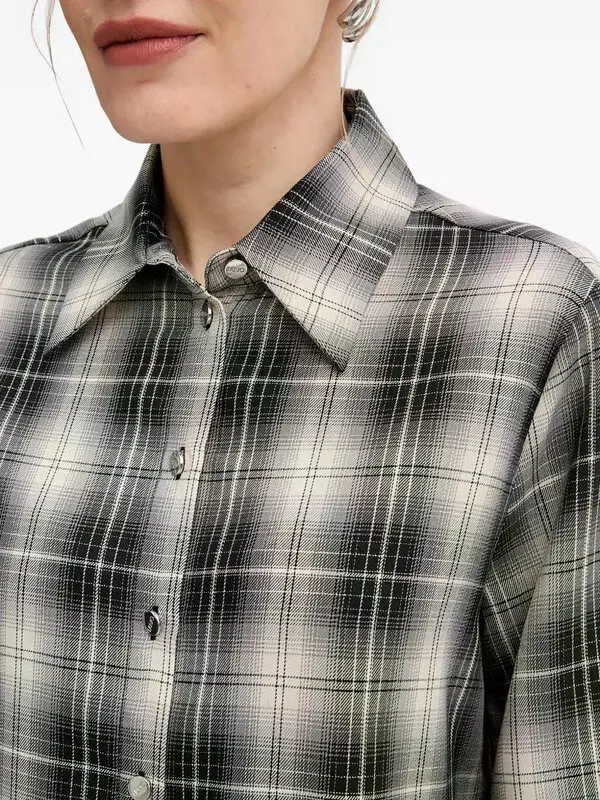 Liu Jo Checked Buttoned Shirt
