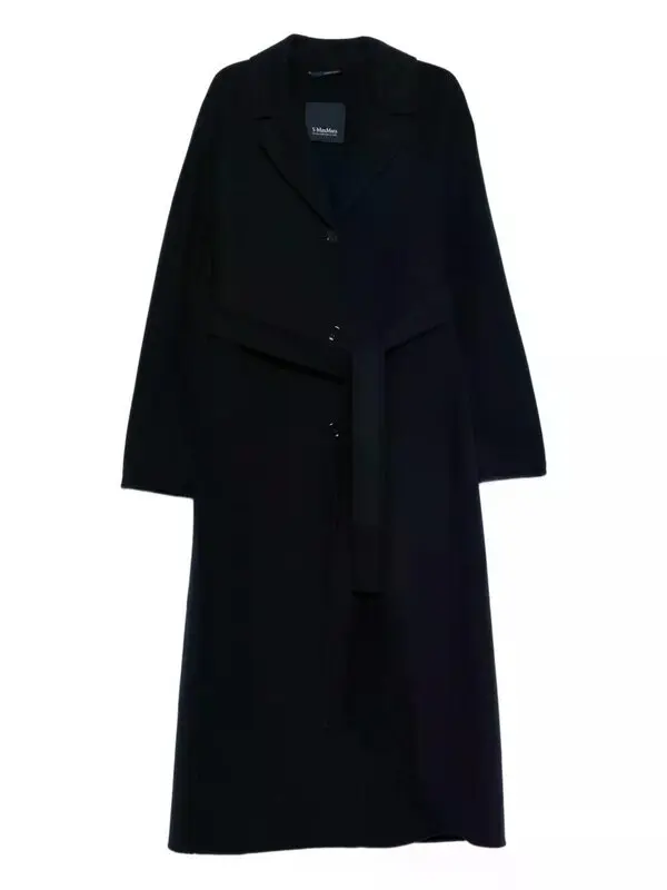 Max Mara Belted Coat - Blue