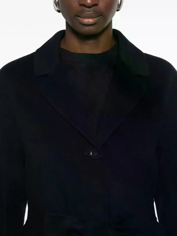 Max Mara Belted Coat - Blue