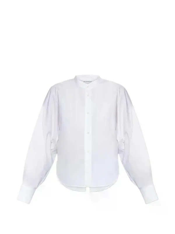 Givenchy Collarless Button Shirt