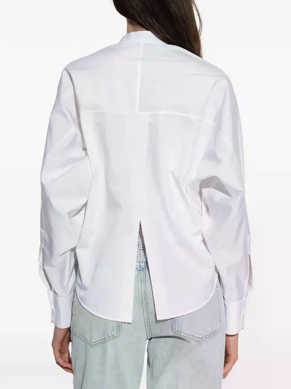 Givenchy Collarless Button Shirt