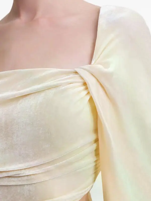 GEMY MAALOUF Cut-out Draped Maxi Dress