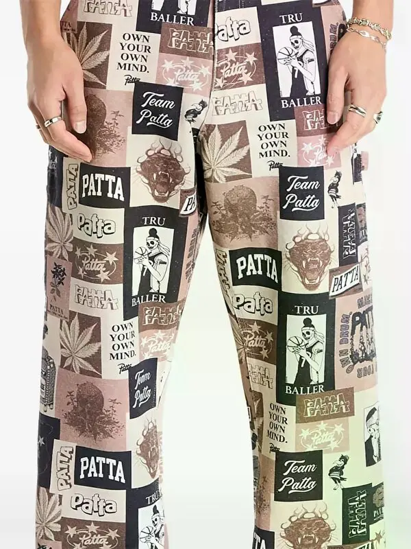 PATTA Collage Trousers