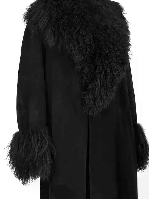 Fendi Fur-trimmed Wool Coat