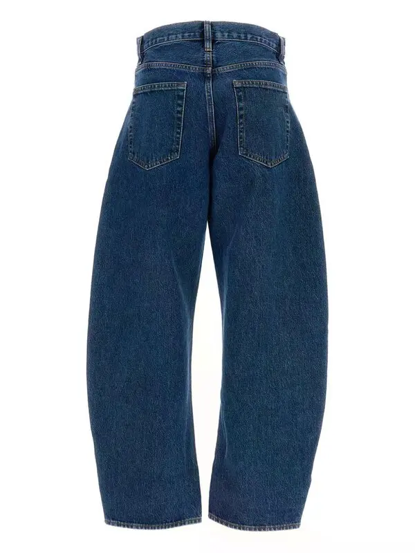 FRAME Five-pocket High-rise Wide Leg Jeans