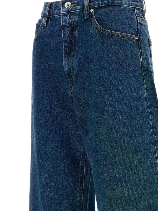 FRAME Five-pocket High-rise Wide Leg Jeans