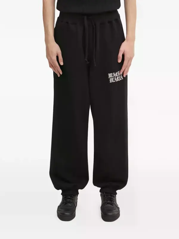 WACKO MARIA Drawstring Logo-detail Track Pants