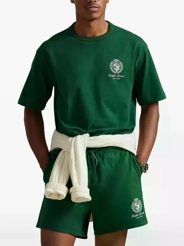 Polo Ralph Lauren Crest-embroidered Jersey T-shirt - Green