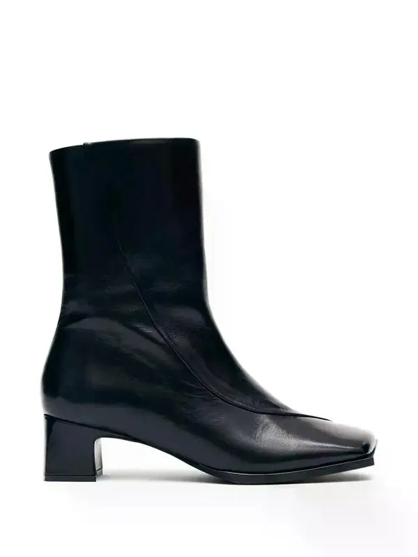 ALOHAS Square-toe Ankle Boots