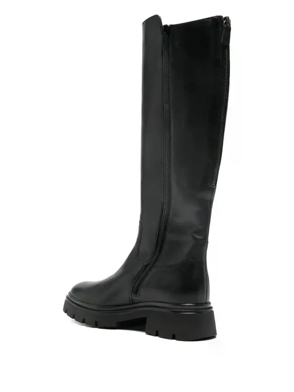 Gabor Lug-sole Leather Knee-high Boots
