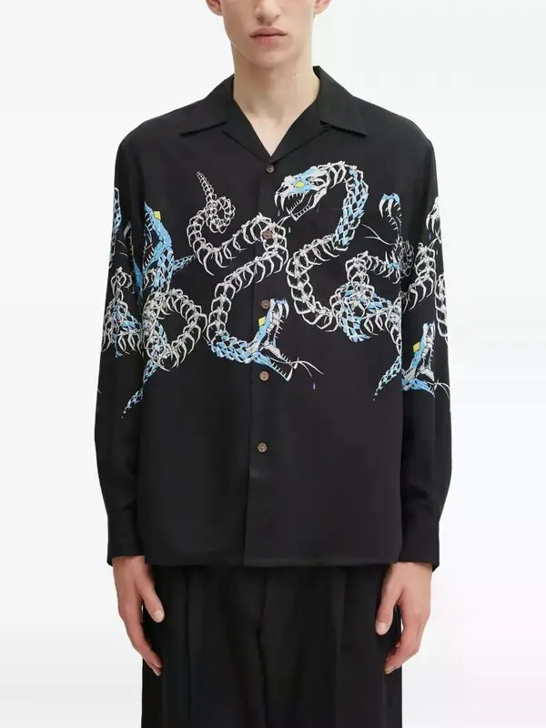 WACKO MARIA Animal-print Shirt