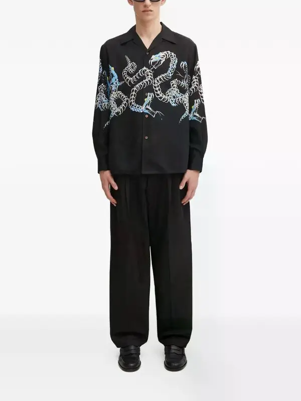 WACKO MARIA Animal-print Shirt