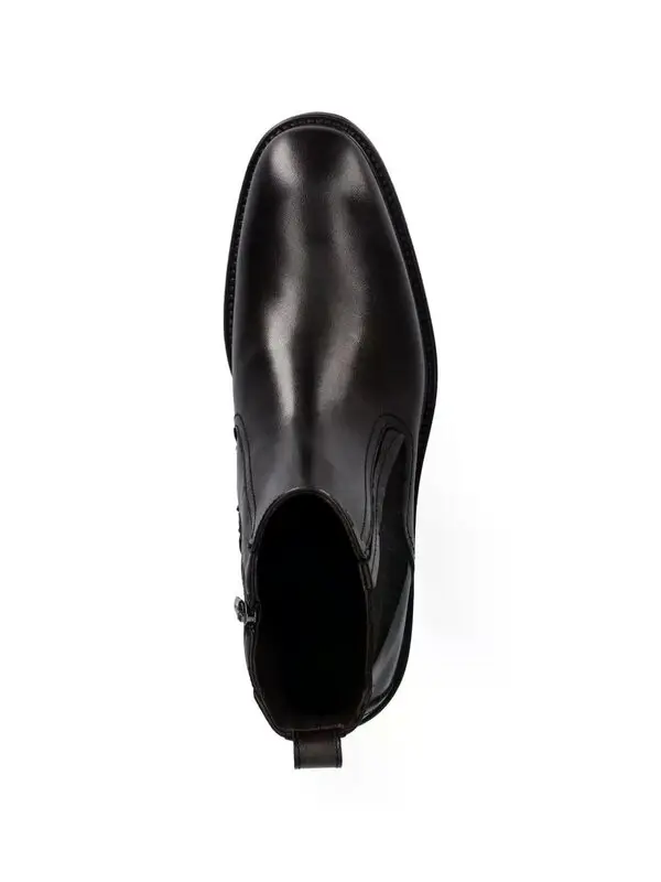 BALDININI Leather Chelsea Boots
