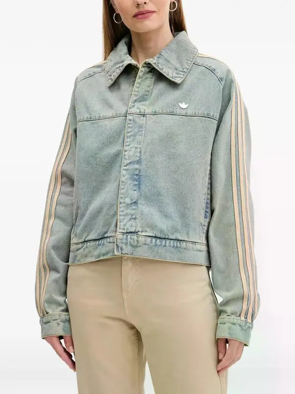 Adidas Stripe Detail Denim Jacket