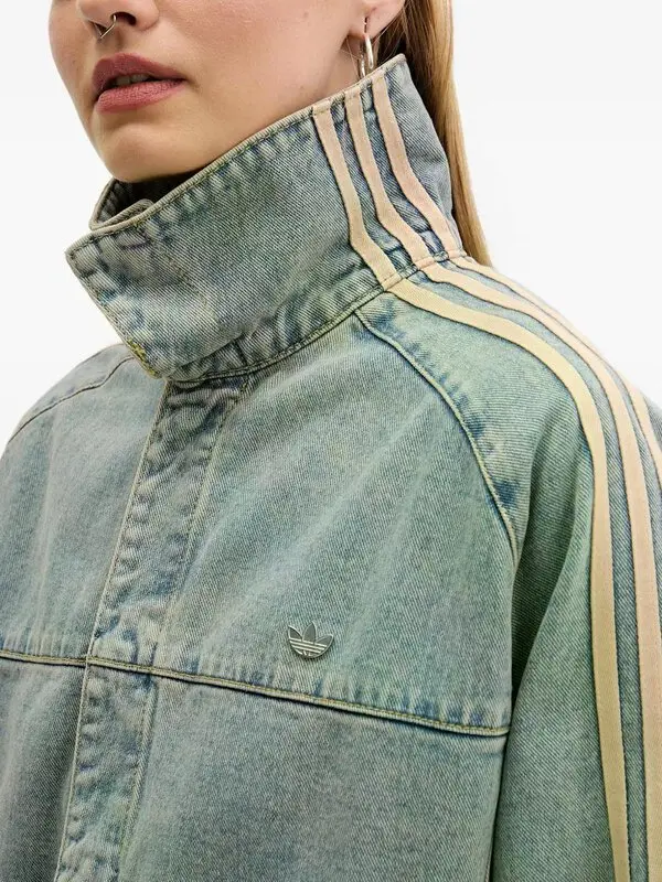 Adidas Stripe Detail Denim Jacket