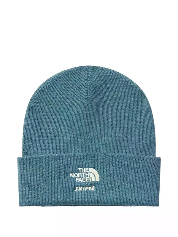 SKIMS Logo Beanie - Blue