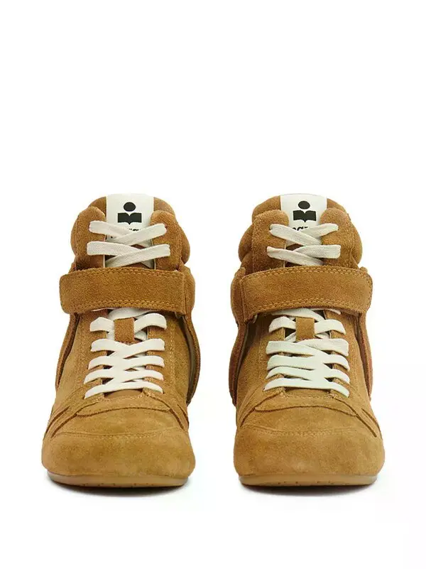 Isabel Marant Étoile Senny High-top Leather Sneakers - Brown