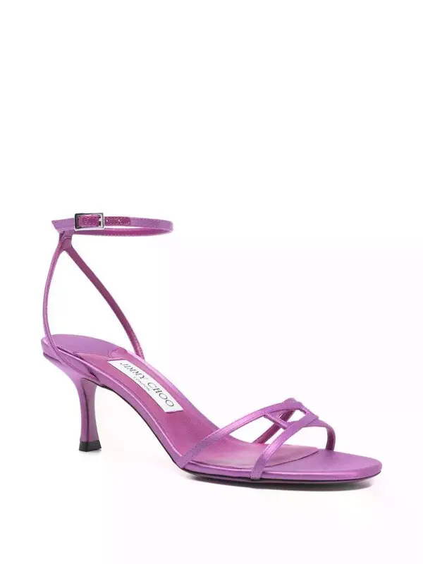 JIMMY CHOO Leo Ankle Strap Sandals