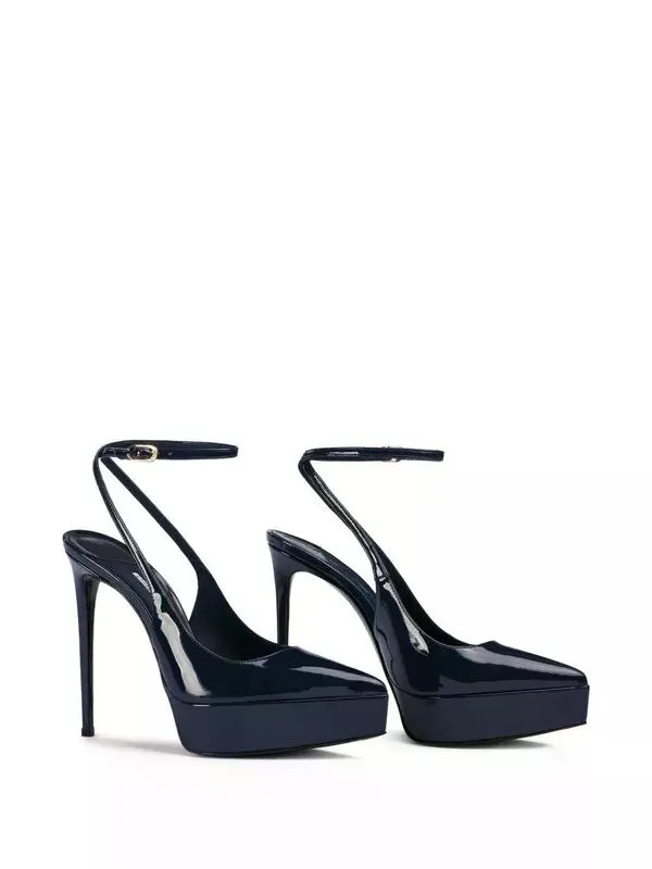 LE SILLA Uma Slingback Pumps - Blue