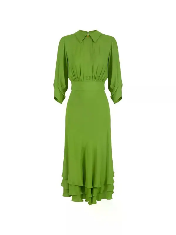 Elisabetta Franchi Buttoned Midi Dress